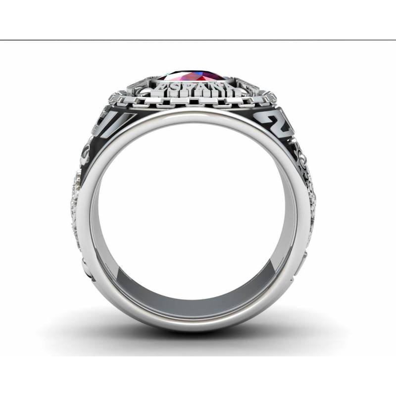 Solid Silver Industrial Engineer Class Ring | Pepe Dry