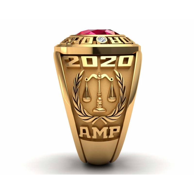 Solid 18k Gold Doctor in Law Class Ring | Pepe Dry