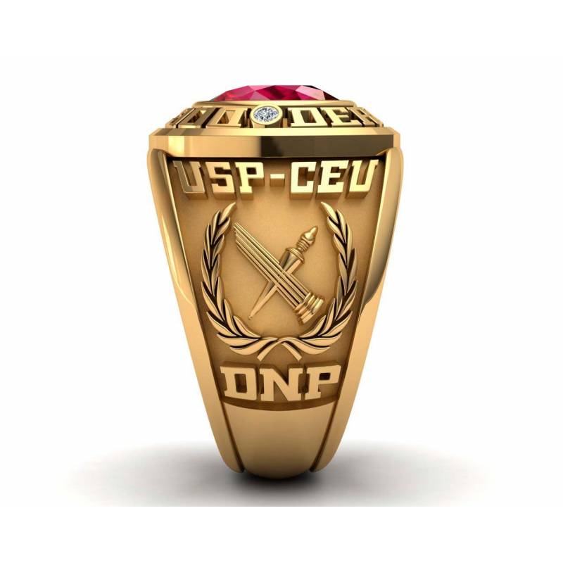 Solid 18k Gold Doctor in Law Class Ring | Pepe Dry