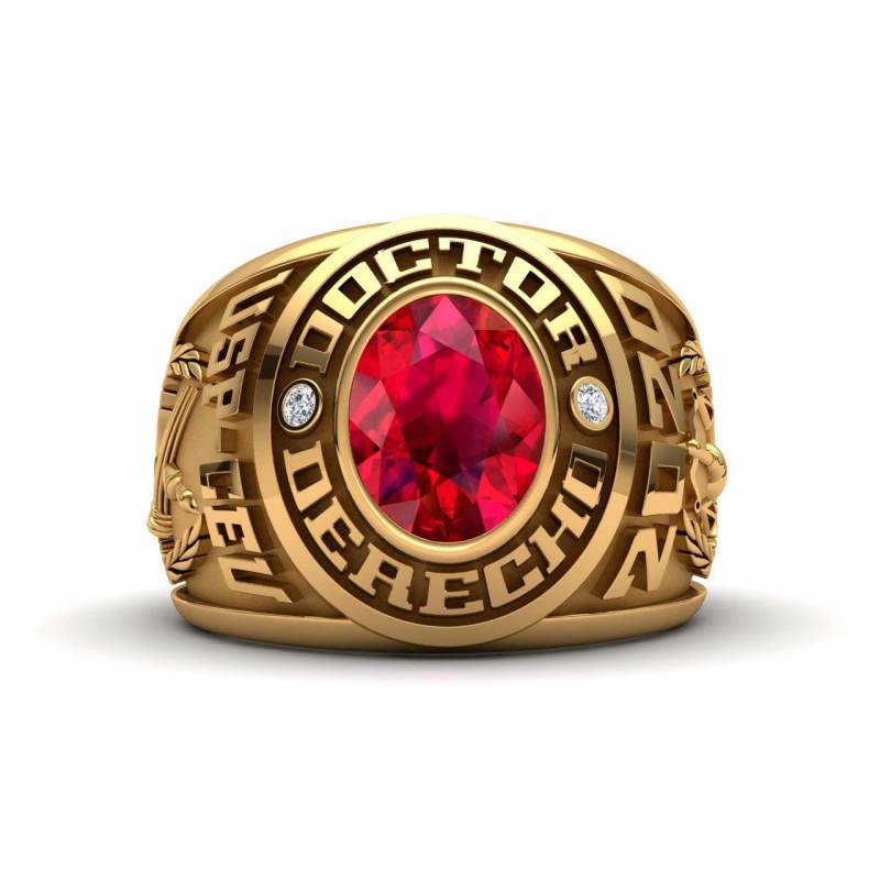 Solid 18k Gold Doctor in Law Class Ring | Pepe Dry