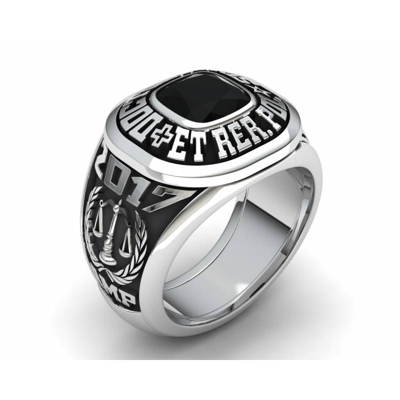 Solid Silver Doctor in Law Class Ring | Pepe Dry