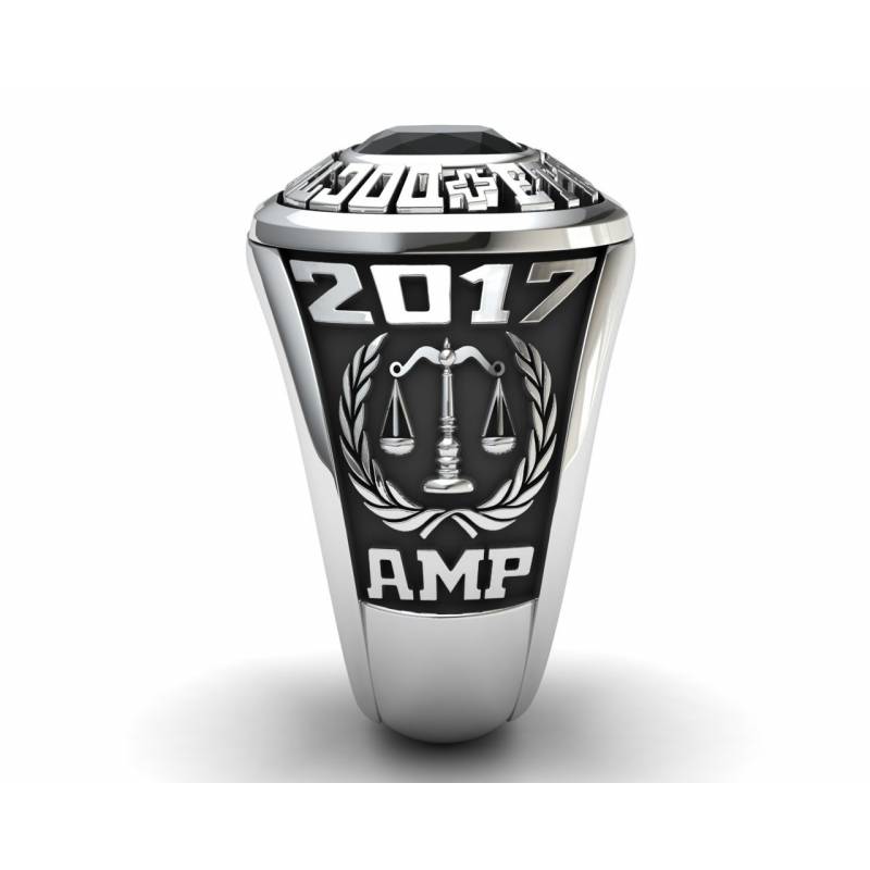 Solid Silver Doctor in Law Class Ring | Pepe Dry