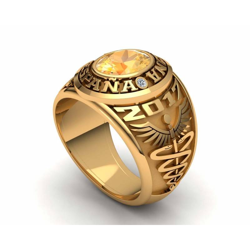 Medicine Solid 18k Gold Class Ring | Pepe Dry
