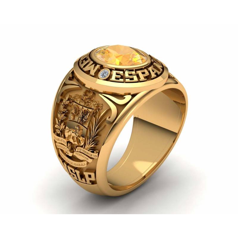 Medicine Solid 18k Gold Class Ring | Pepe Dry