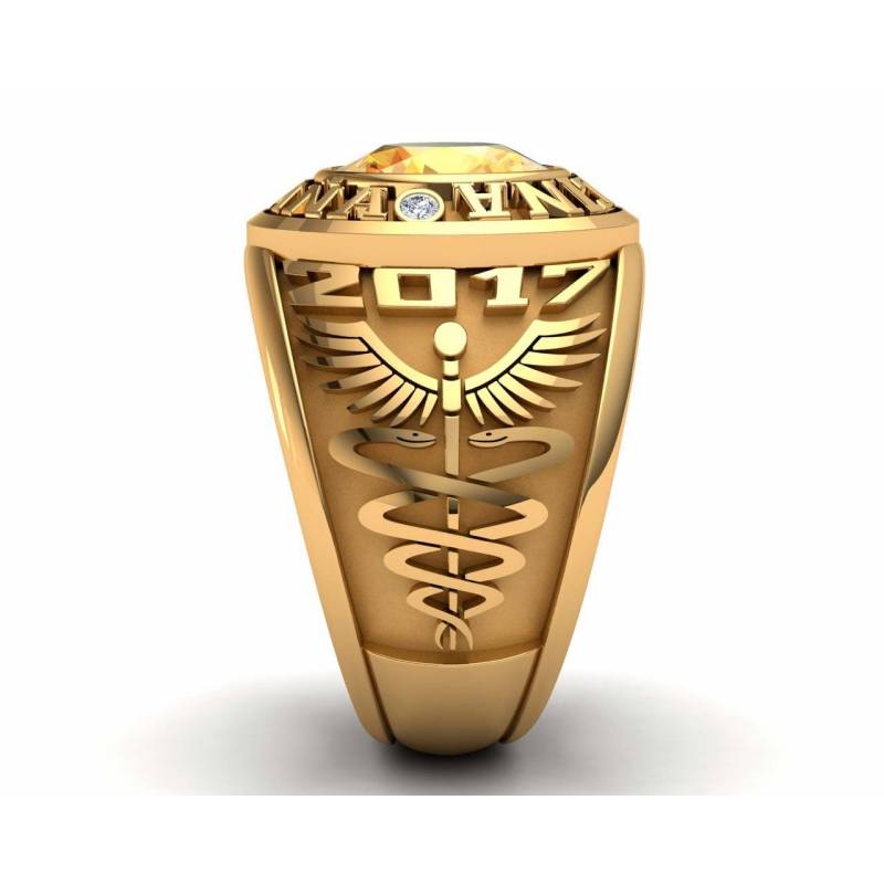 Medicine Solid 18k Gold Class Ring | Pepe Dry