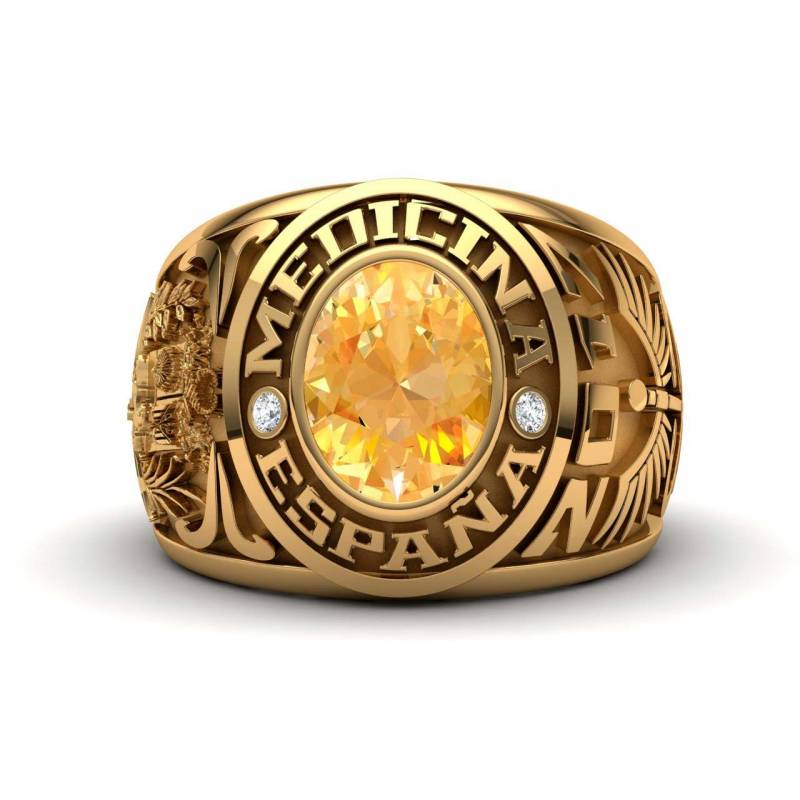 Medicine Solid 18k Gold Class Ring | Pepe Dry