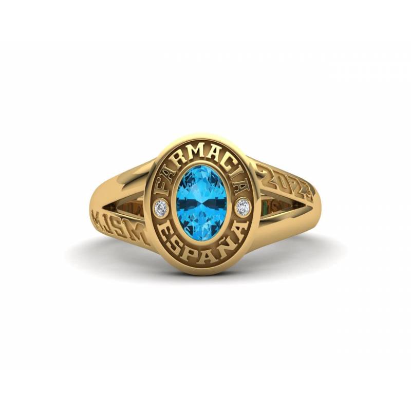 Woman's Pharmacy Gold Class Ring | Pepe Dry