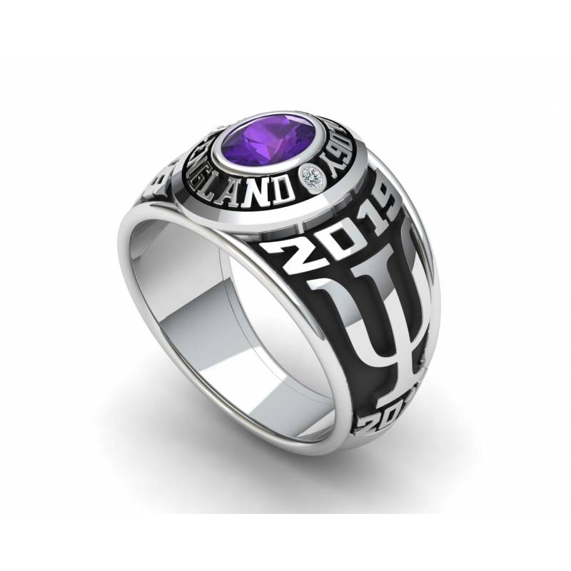 Psychology Silver Class Ring