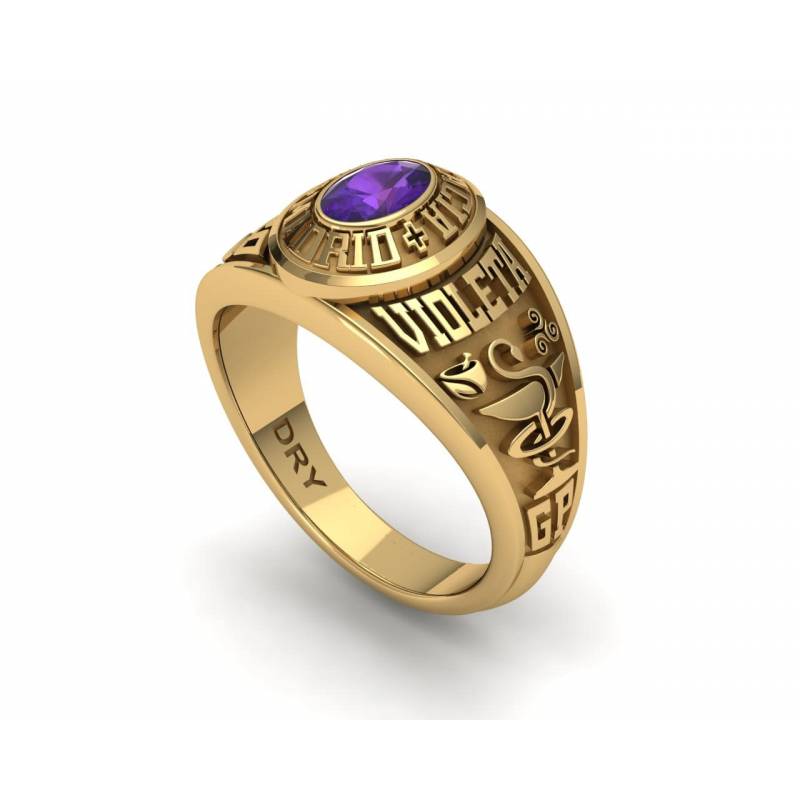 Gold Pharmacy Women's Class Ring | Pepe Dry