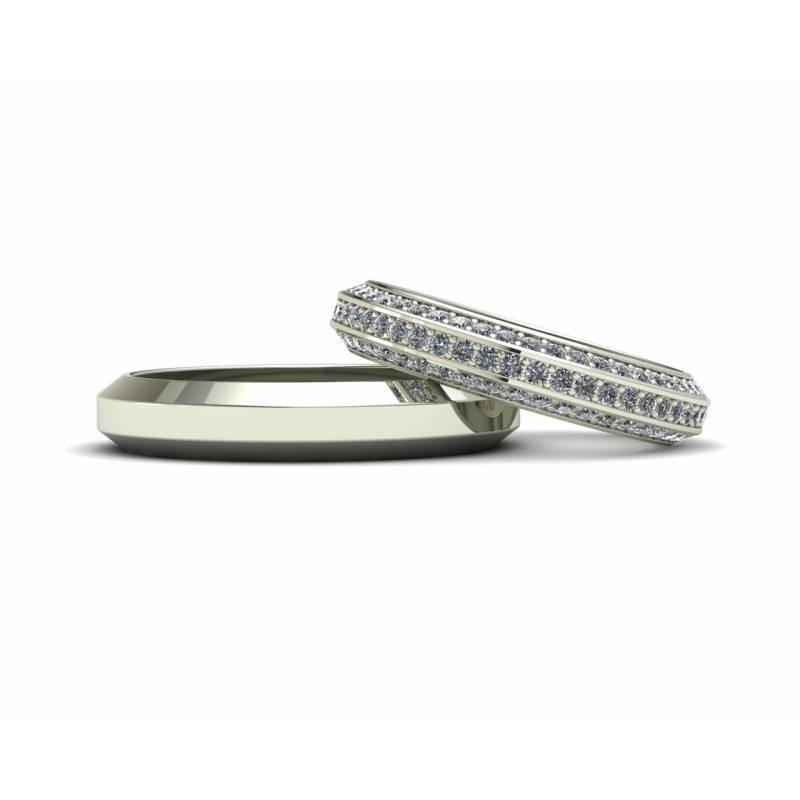 Beveled Diamonds Wedding Rings | Pepe Dry | Madrid